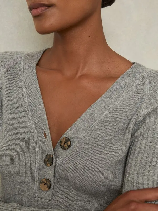 REISS Reece Ribbed Jumper