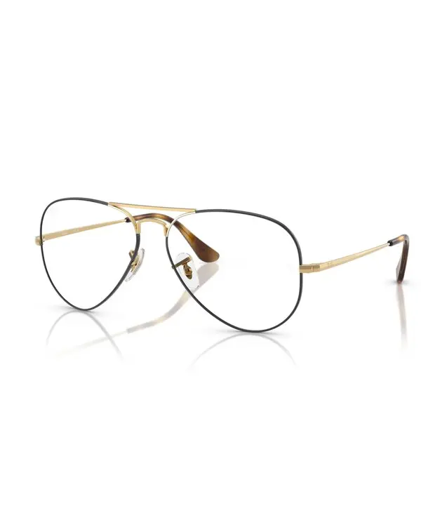 Ray-ban Aviator Optics Eyeglasses - Havana On Arista