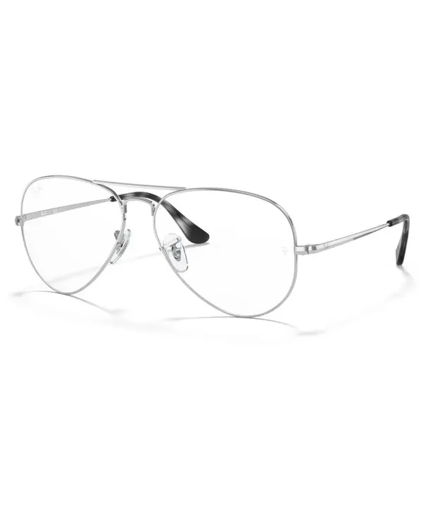 Ray-ban Aviator Optics Eyeglasses - Silver