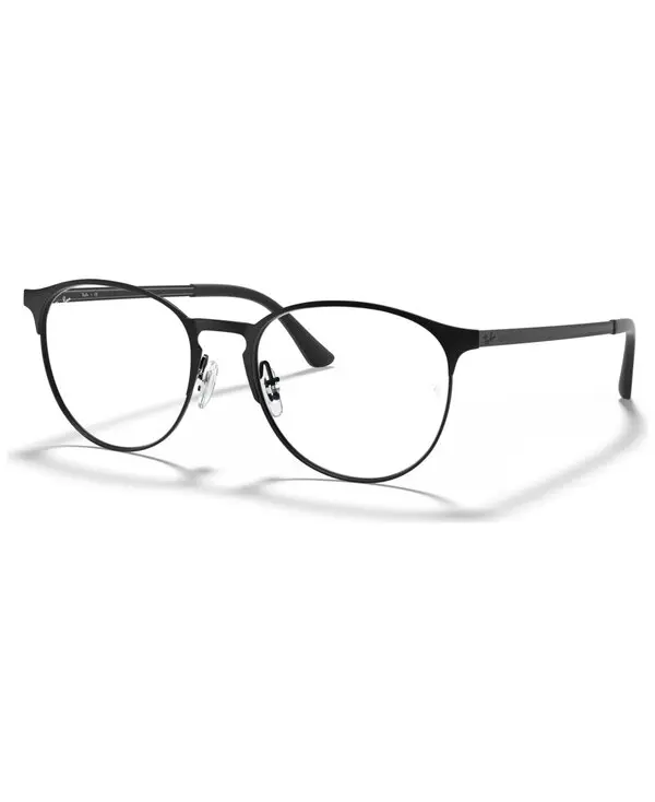 Ray-ban Rx6375 Round Frame Eyeglasses - Matte Blk