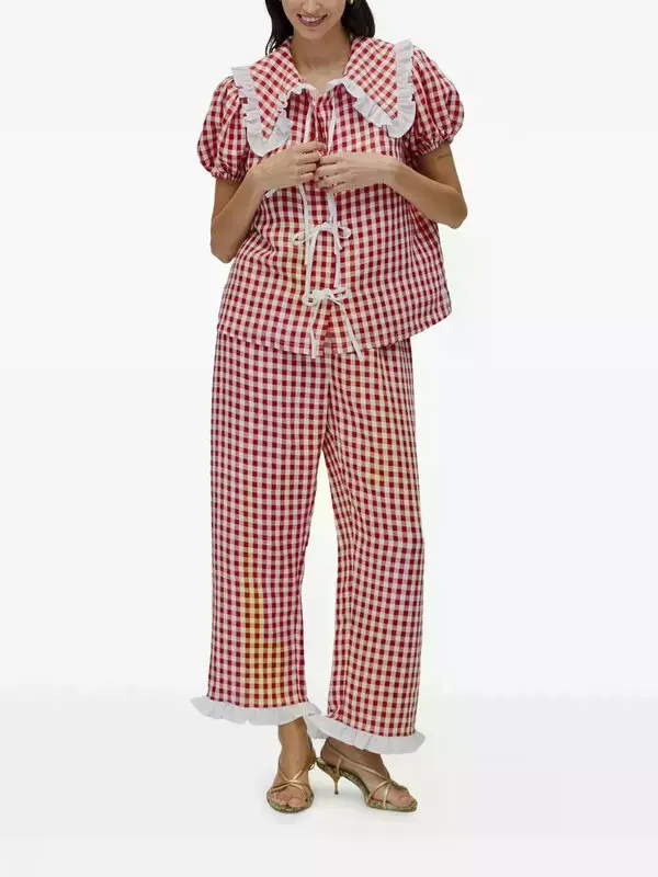 Sleeper Checked Pyjama Top