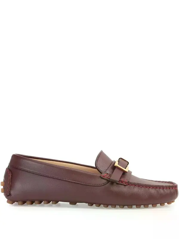 SERGIO ROSSI Nora Loafers - Red