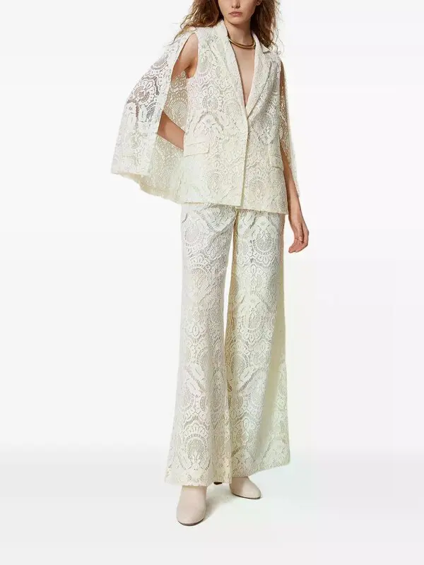 TWINSET Lace Trousers - Neutrals