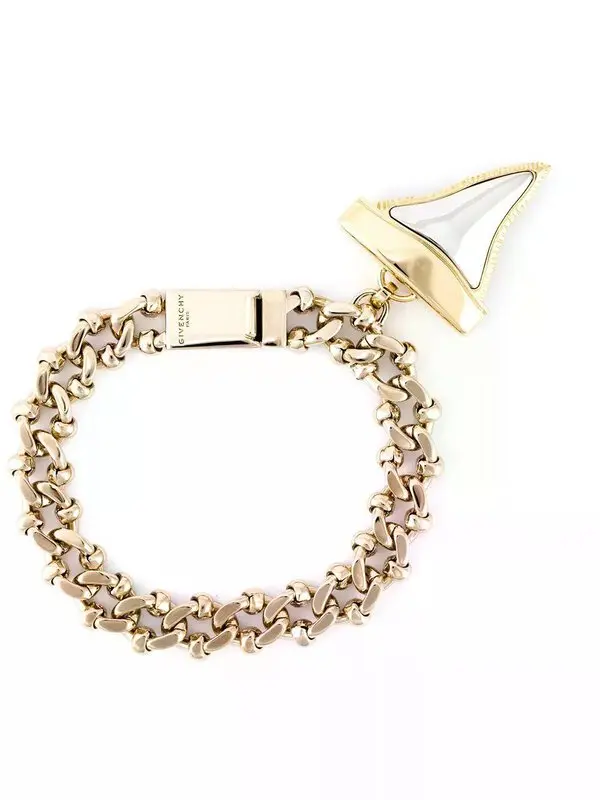 Givenchy Shark Tooth Chain Bracelet - Metallic
