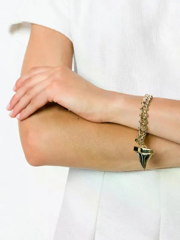Givenchy Shark Tooth Chain Bracelet