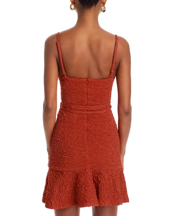 PatBO Papillon Jacquard Mini Dress