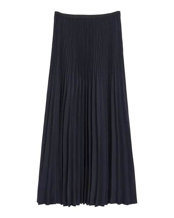 Jenni Kayne Pleated Maxi Skirt - Navy