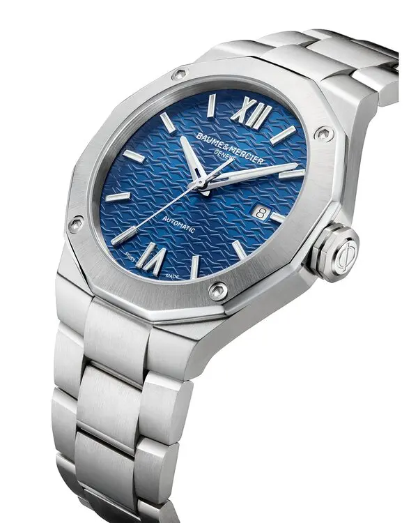 Baume & Mercier Riviera 42mm Watch - Blue/silver