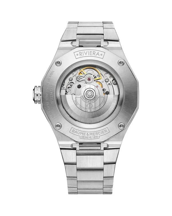 Baume & Mercier Riviera 42mm Watch - Blue/silver