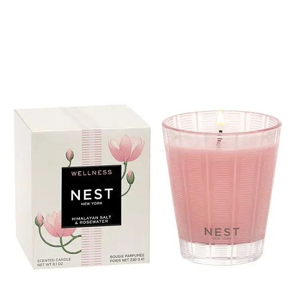 NEST NEW YORK Himalayan Salt & Rosewater Classic Candle, 8.1 Oz - No Color