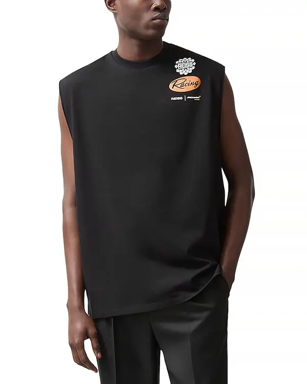 REISS Mclaren Racer Oversized Tee