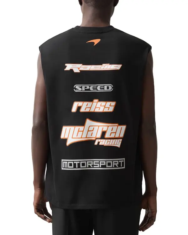 REISS Mclaren Racer Oversized Tee