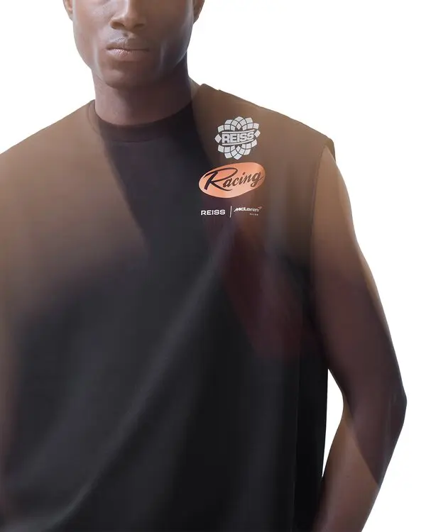 REISS Mclaren Racer Oversized Tee
