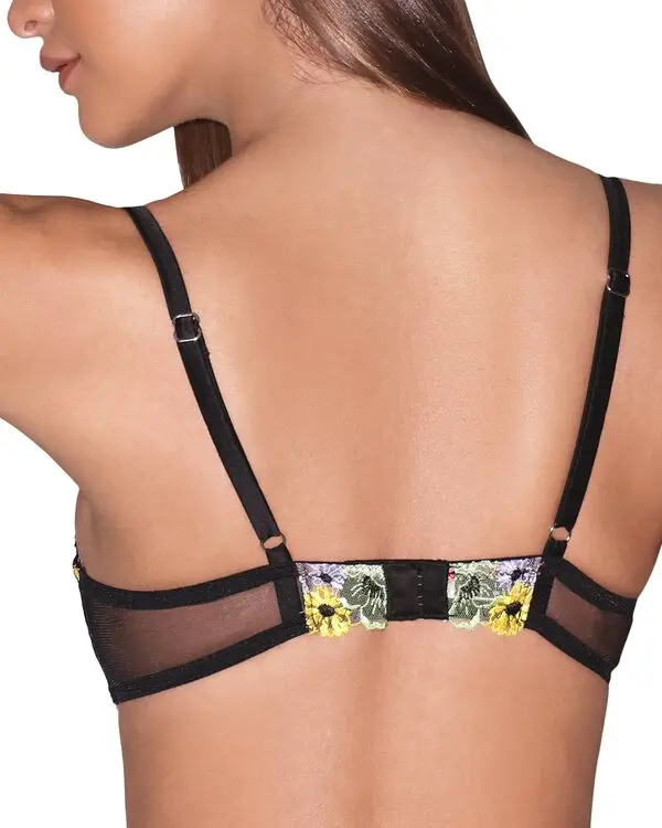 FLEUR DU MAL Azalea Embroidered Bra