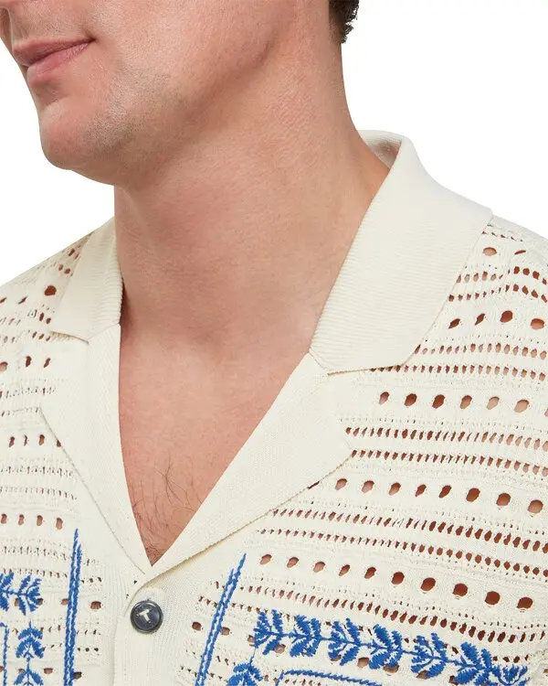 Ted Baker London Barri Crochet Embroidered Shirt