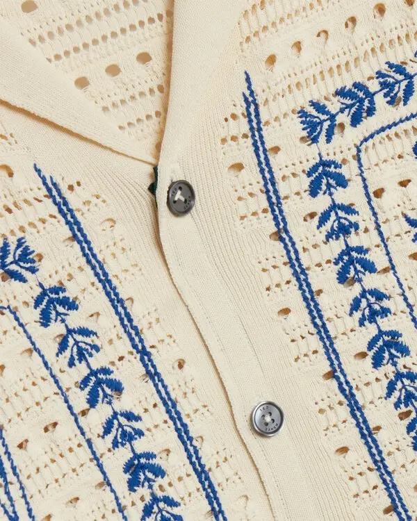 Ted Baker London Barri Crochet Embroidered Shirt