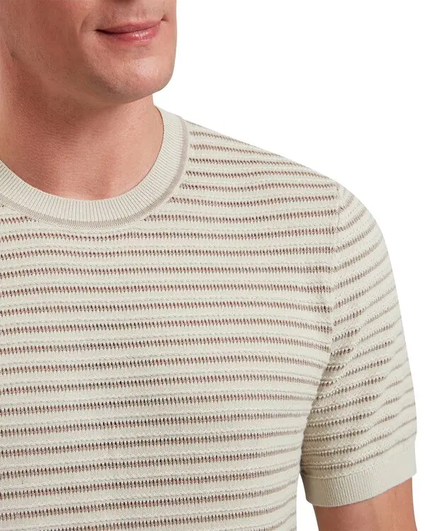 Ted Baker London Lain Textured Striped Tee