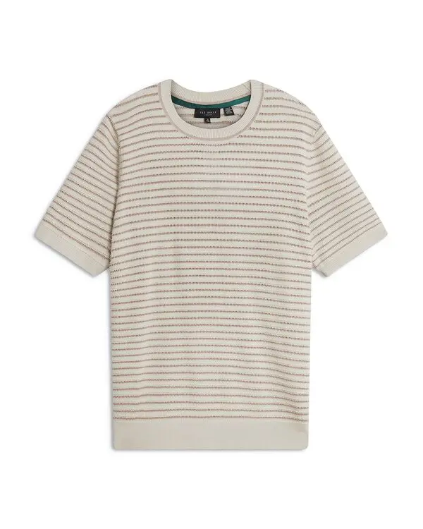 Ted Baker London Lain Textured Striped Tee