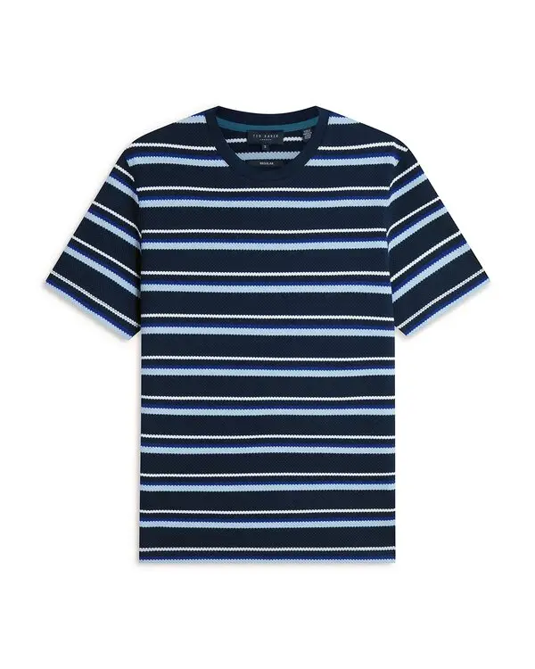 Ted Baker London Gorano Textured Striped Tee