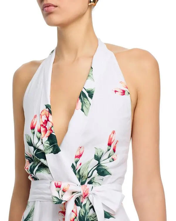 Tommy Bahama Florentina Flourish Halter Midi Dress In White - 70% Off |  Editorialist