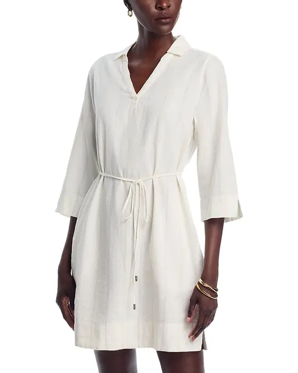 Tommy Bahama Palm View Linen Shift Dress In White - 64% Off | Editorialist