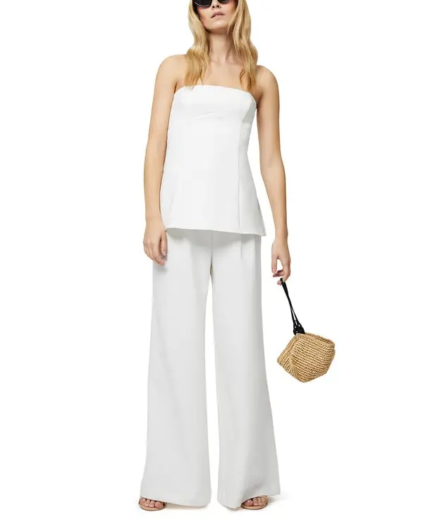 French Connection Azra Twill Pleated Pants