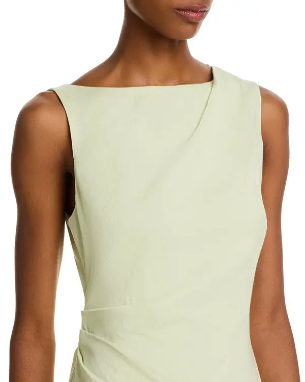 Theory Shoulder Draped Midi Dress