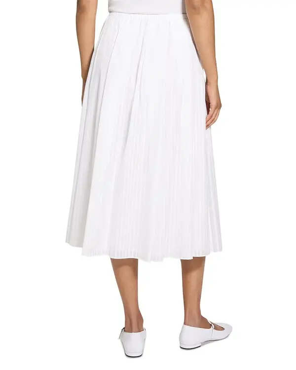 Theory Pleated Midi Skirt