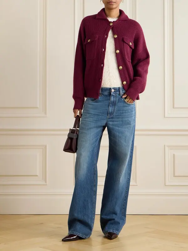 Brunello Cucinelli Low-rise Wide-leg Jeans - Blue