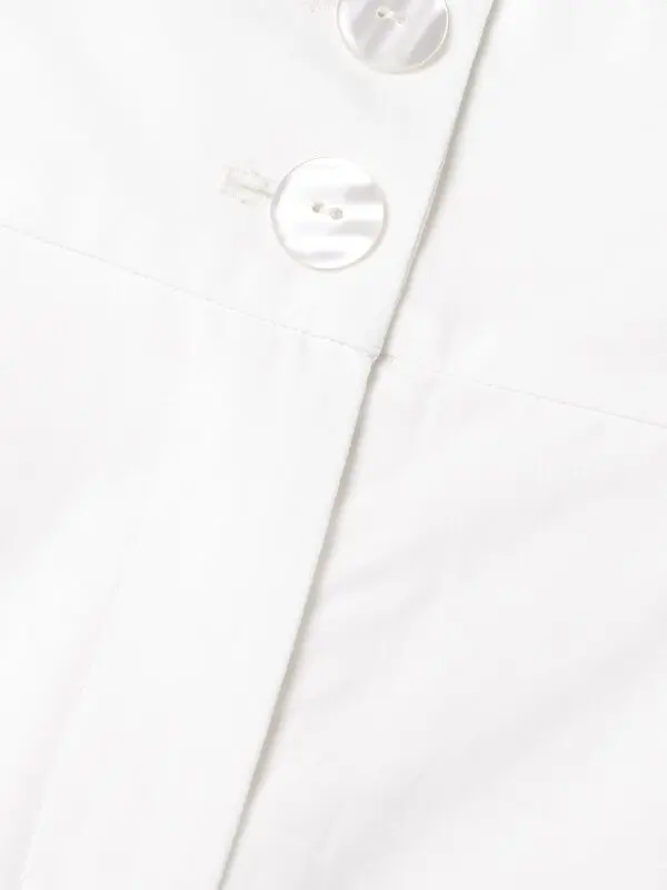 Loretta Caponi Rocchetta Cotton-poplin Shorts