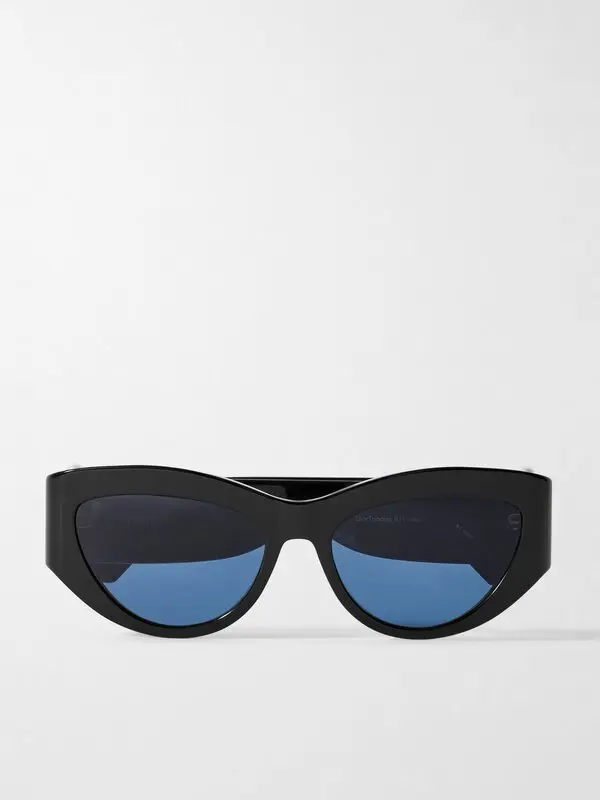 Dior Diortribales B1i Oversized D-frame Embellished Acetate Sunglasses - Black