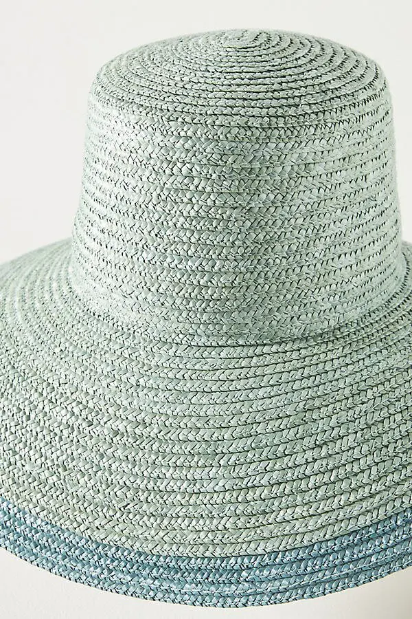Wyeth Straw Bucket Hat In Blue - 27% Off | Editorialist display picture 1