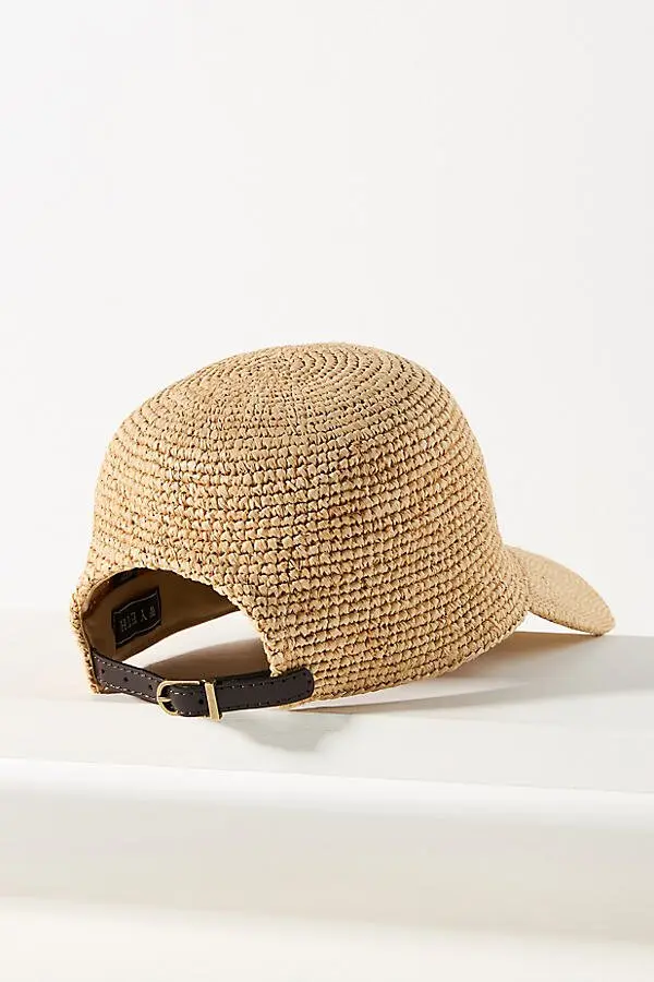 Wyeth Straw Baseball Cap - Beige | Editorialist