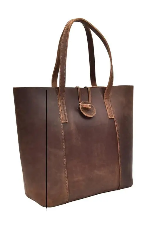 STEEL HORSE LEATHER Handcrafted Leather Tote Bag