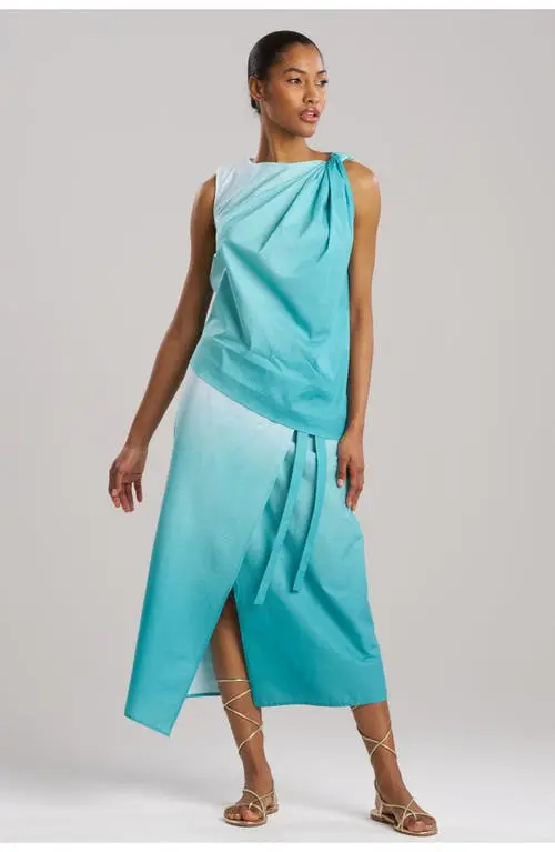 Natori Akari Origami Top - Light Blue