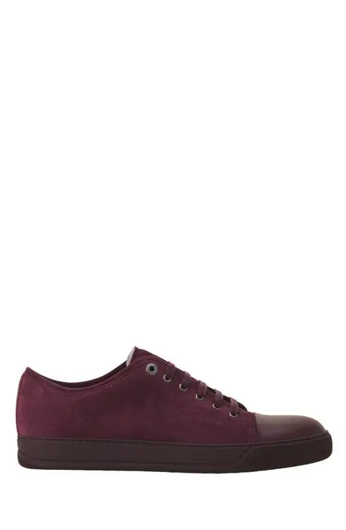 LANVIN Dbb1 Leather And Suede Sneakers - Brown
