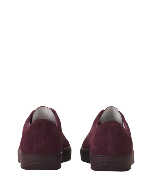 LANVIN Dbb1 Leather And Suede Sneakers - Brown