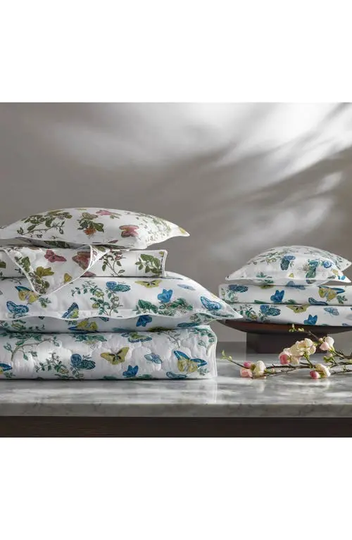 MATOUK Baudin Butterfly 500 Thread Count Quilt - Prussian Blue