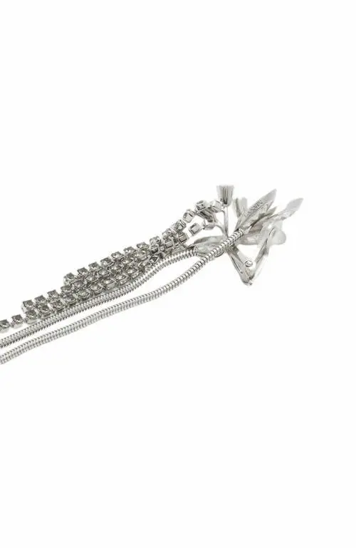 LANVIN Aede Dangle Earrings - Silverrystal