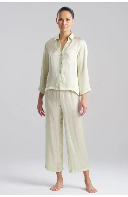 Natori Ashley Icon Notch Pj Set - Key Lime
