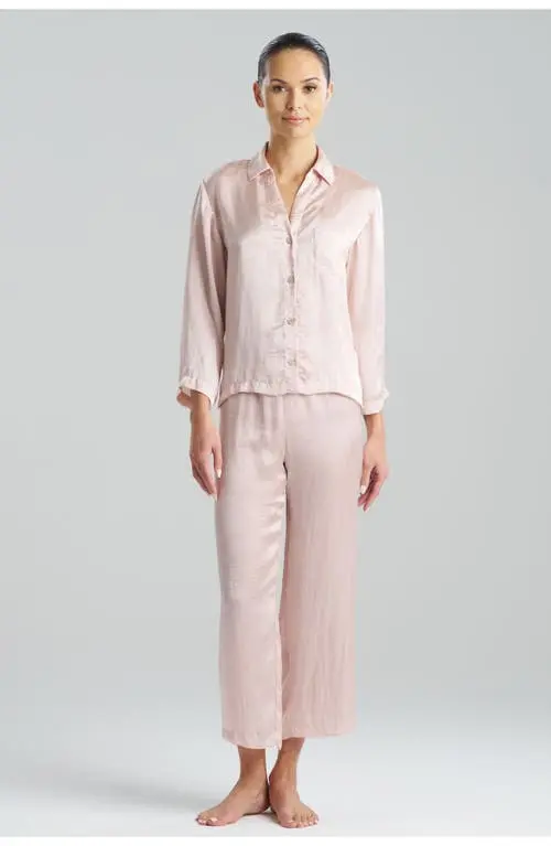Natori Ashley Icon Notch Pj Set - Shell Pink