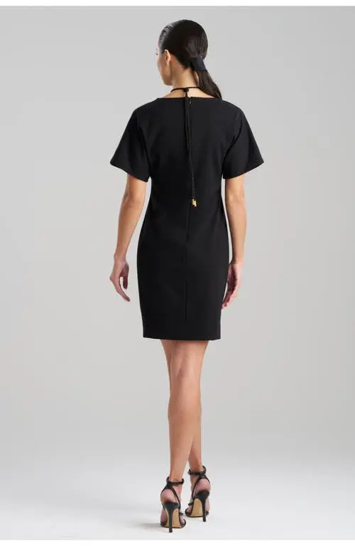 Natori Compact Knit Short Sleeve Sheath Dress