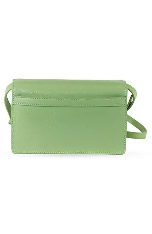 Sam Edelman Loraine Leather Box Crossbody Bag - Sage