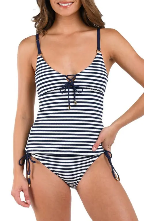 La Blanca Sail Tankini Top - Indigo