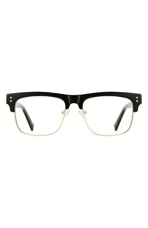 FIFTH & NINTH Chaplin Blue Light Blocking Glasses - Black/ Gold