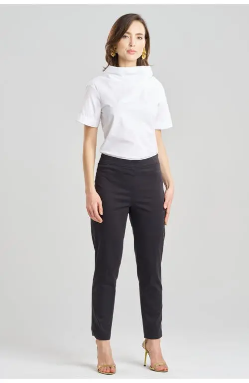 Natori Cotton Chino Tapered Pant - Black