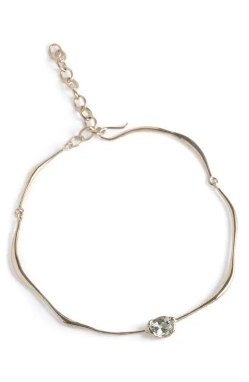 FARIS Grand Semiprecious Stone Collar Necklace - Gold