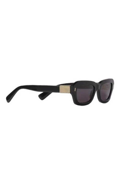 LANVIN Concerto Rectangle Sunglasses - Black