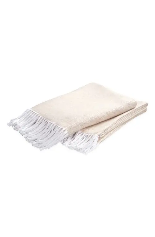 MATOUK Pezzo Throw Blanket - Champagne