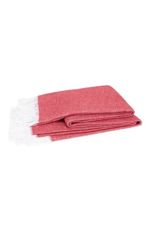 MATOUK Pezzo Throw Blanket - Redberry